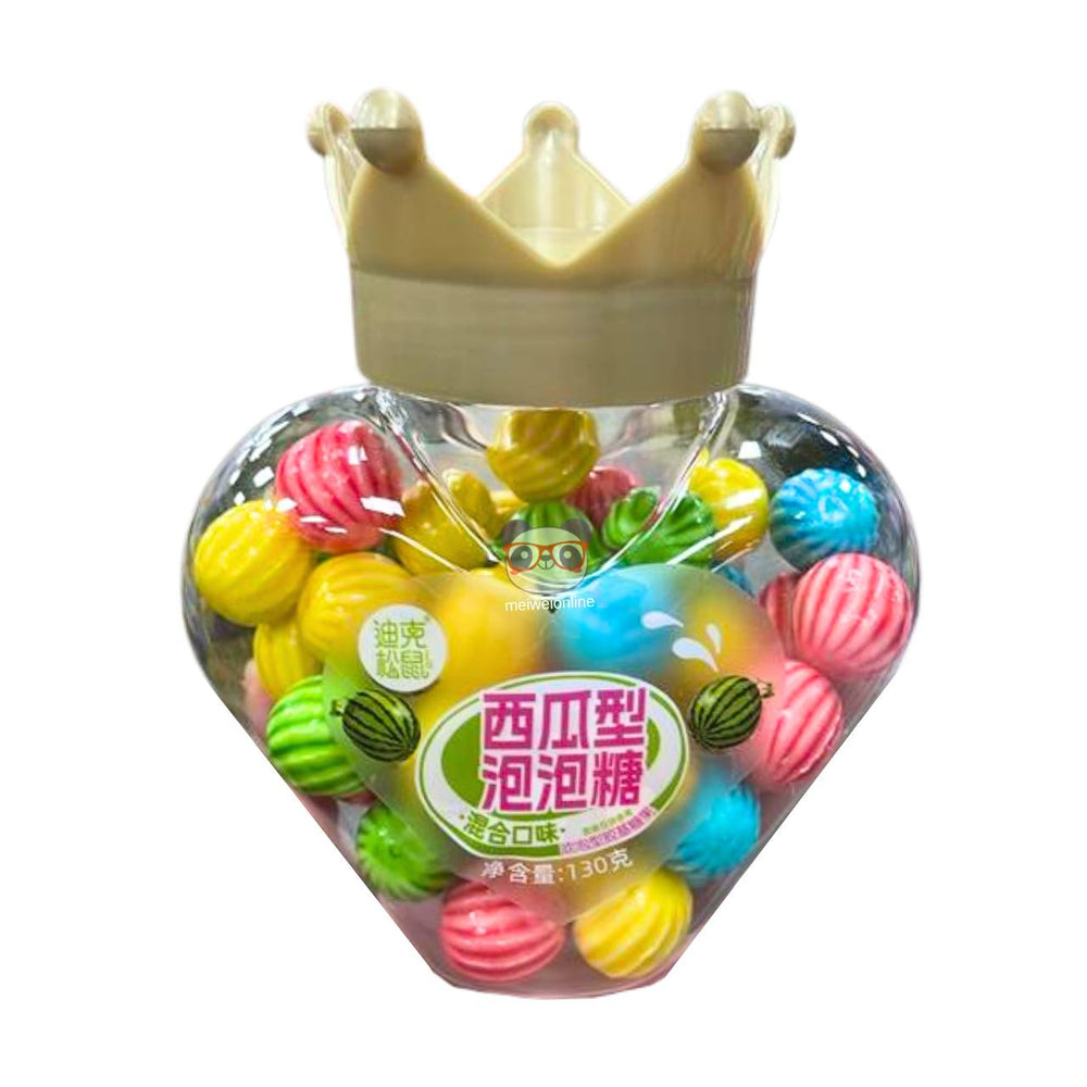 Chiclete Mini Melancia Dike Songshu 130g | 帝克松鼠 Mix de Sabores Frutados